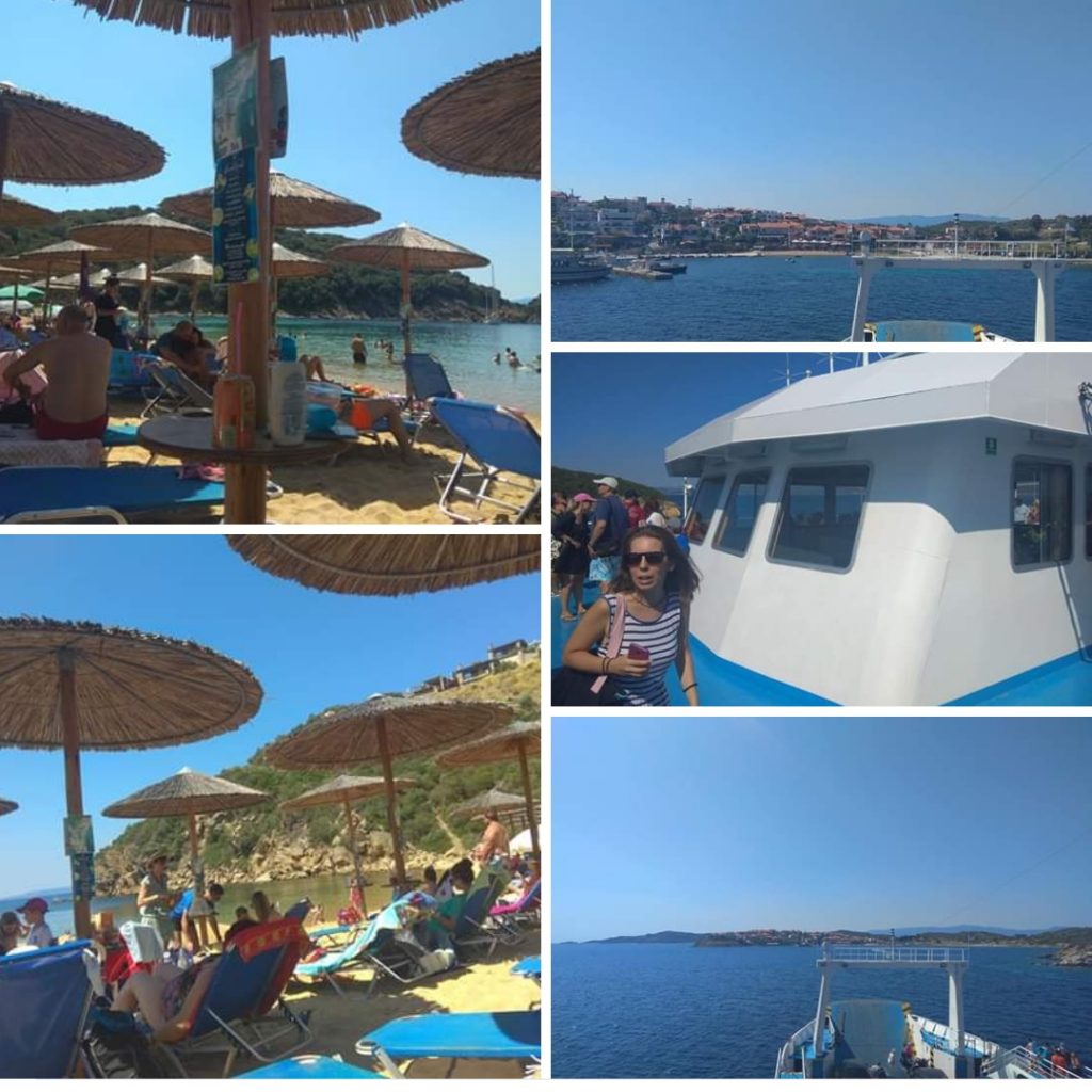 O καυσωνας γέμισε τις παραλίες