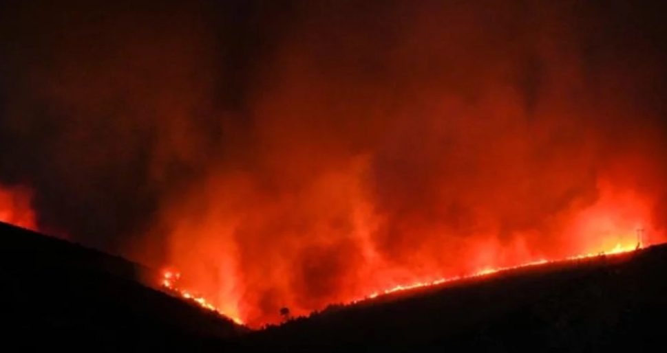 Αναθάρρησαν οι φωτιές λιγο πριν την γέφυρα του Στρυμονα